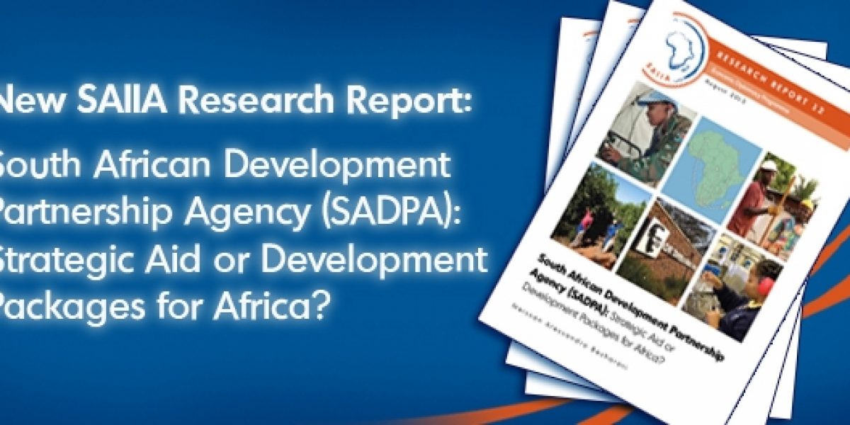 New SAIIA Research Report: SADPA, Strategic Aid or Development Packages ...